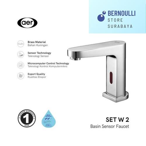 Jual AER Kran Wastafel Sensor Otomatis Kuningan - Automatic Sensor SET ...
