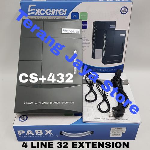 Jual Excelltel PABX CS+432 Pabx Excelltel CS+432 4 Line 32 Extension ...