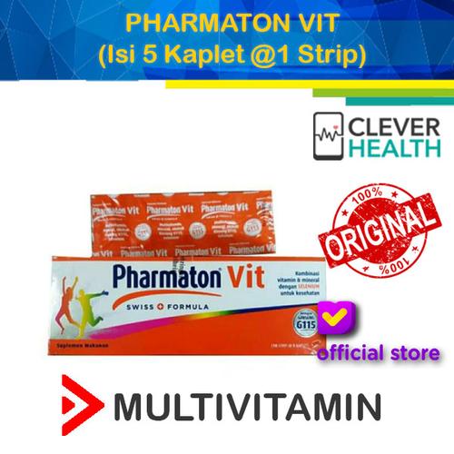 Promo Pharmaton Vit 1 Strip@5Kap / Multivitamin / Daya Tahan Tubuh ...