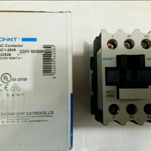 Jual Kontaktor / Contactor Tipe NC1-2508 11 Kw 4P 40A 220V Merk Chint ...