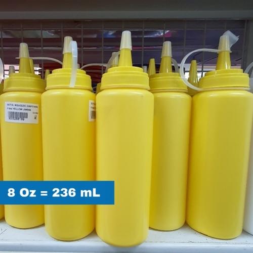 Jual Bottle Squeeze Dispenser 8oz Sauce Vinegar Oil Ketchup Botol Mayo ...