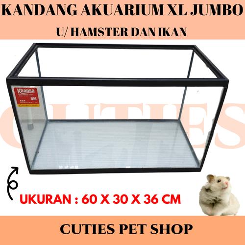 Jual AKUARIUM XL / KANDANG HAMSTER JUMBO / LUAS / AESTHETIC / BENING ...