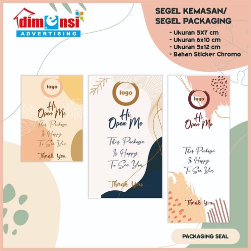 Jual STIKER SEGEL KEMASAN / PACKAGING SEAL / STIKER SEGEL PACKAGING - 6 ...