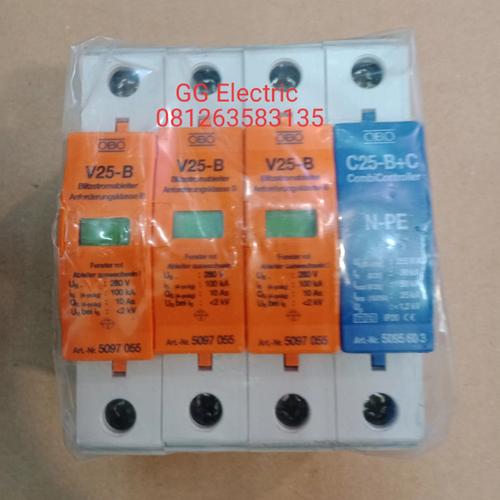 Jual Surge Arrester OBO V25-B 3phase+N-PE - Jakarta Pusat ...