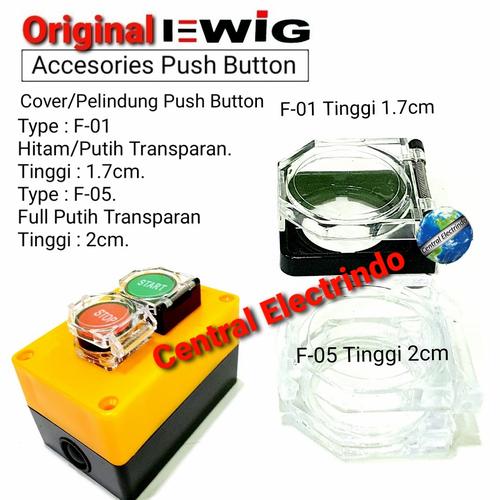 Jual Cover/Pelindung Push Button 22mm F-01 & F-05. - Full Putih - Kota ...