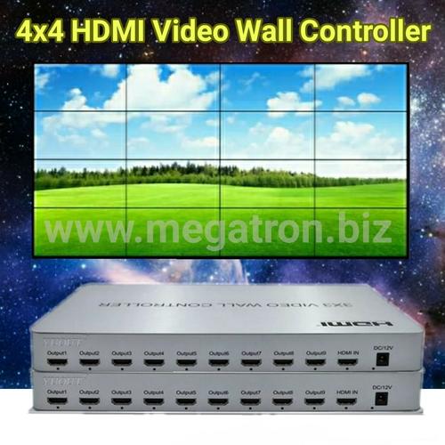 Jual Paket 4x4 HDMI Video Wall Controller -untuk menggabungkan 16 TV ...