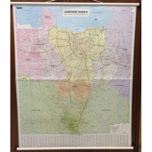 Jual Peta Jabodetabek peta Dinding - Jakarta Barat - depomaps store ...