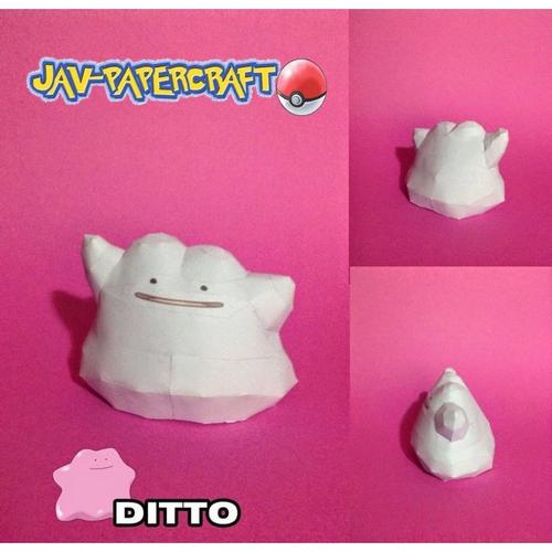Jual Pokemon Ditto Papercraft - Kab. Bekasi - Papercraft Tiviti | Tokopedia