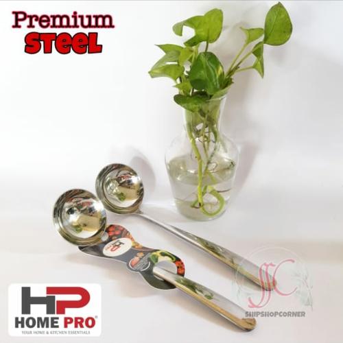 Jual centong sayur stainless tebal homepro /sendok sayur/irus - Kota ...