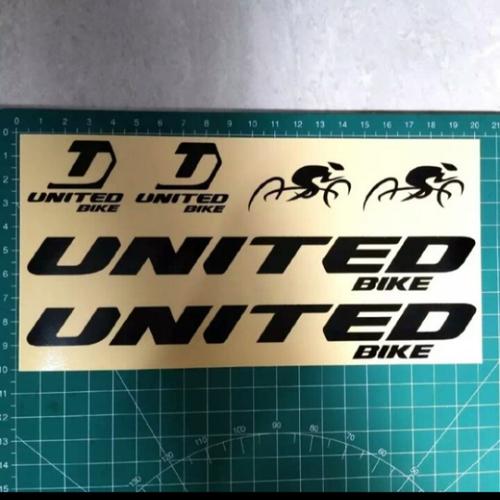 Jual stiker sepeda united merah logo sepeda stiker sepedah gunung ...