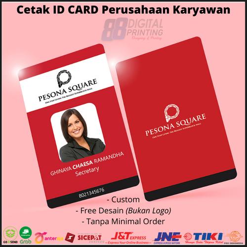 Jual Cetak Kartu Karyawan / Kartu ID Card Karyawan / Kartu Pegawai ...