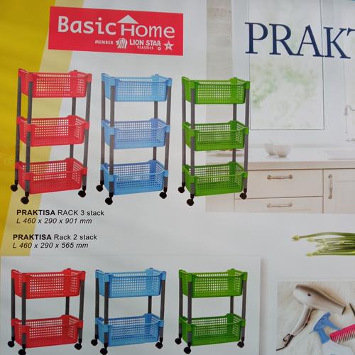 Jual rak serbaguna / rak salon / rak bukun praktisa lion star susun 3 ...