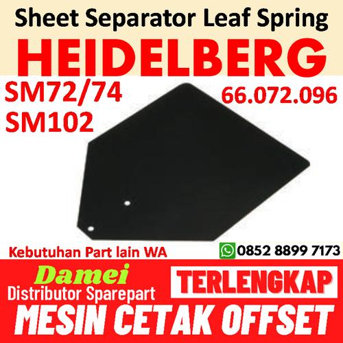 Jual Leaf Spring SM102 SM74 SM72 Heidelberg Mesin Cetak Plate Spring ...