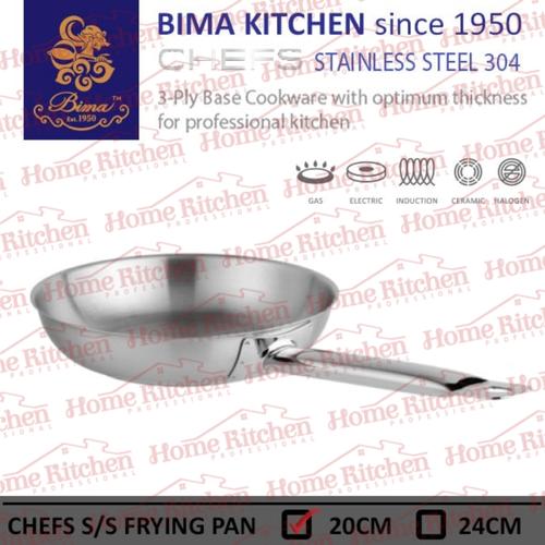 Jual BP1901520 Panci Penggorengan Bima Chef Frying Pan 20cm Stainles ...