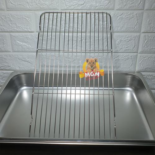 Jual Peniris gorengan tatakan nampan gorengan stainless segipanjang ...