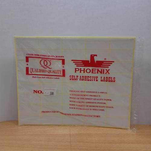 Jual Stiker Label Nama / Label Harga No.108 Phoenix - Kota Malang ...
