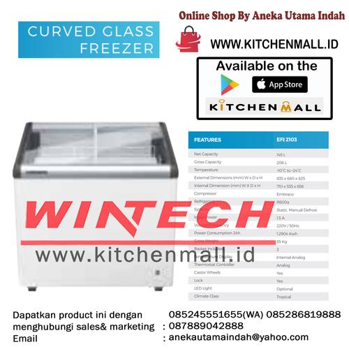 Jual LIEBHERR EFI-2103 SLIDING CURVE GLASS FREEZER / FREEZER KACA ...
