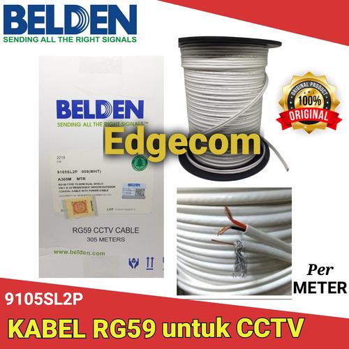 Jual Kabel CCTV + Power RG59 Belden USA ORIGINAL Meteran - Jakarta ...