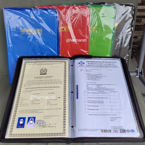 Jual Map organizer Dokumen ANTI AIR penting document keeper - Hitam, 20 ...