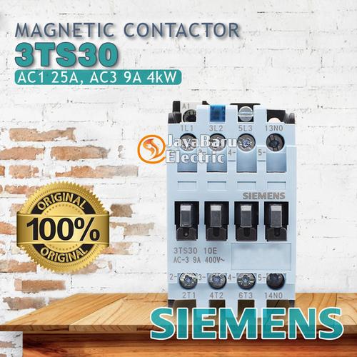 Jual Kontaktor Contactor Siemens 3TS30 3TS3010 3TS3001 24V 48V 110V ...