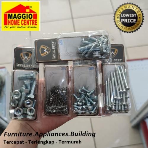 Jual SKRUP - PAKU - BAUT - MUR - FISHER - WELLBEST - Beton Putih 2 ...