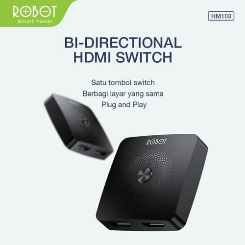 Jual Robot HM103 2 Port HDMI Switcher/Splitter Bi-Direction 2 in 1 Out ...