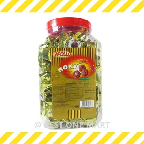 Jual Apollo Roka Toples Chocolate Coklat Refill Wafer Ball Isi 80 pcs ...