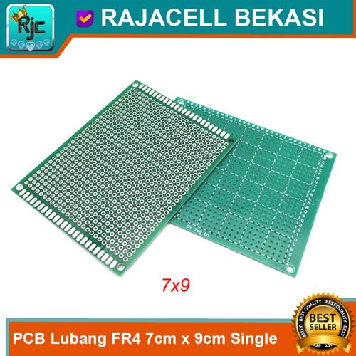 Jual PCB Lubang Prototype PCB bolong 7x9 cm FR4 Fiber Single Layer ...