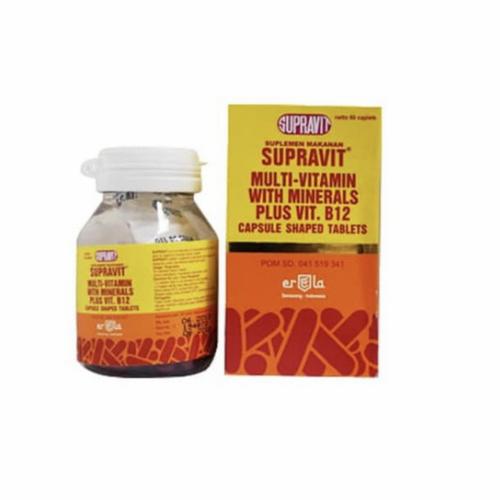 Jual Supravit Multivitamin 60s CAPLETS - Kota Denpasar - APOPLUS APOTEK ...