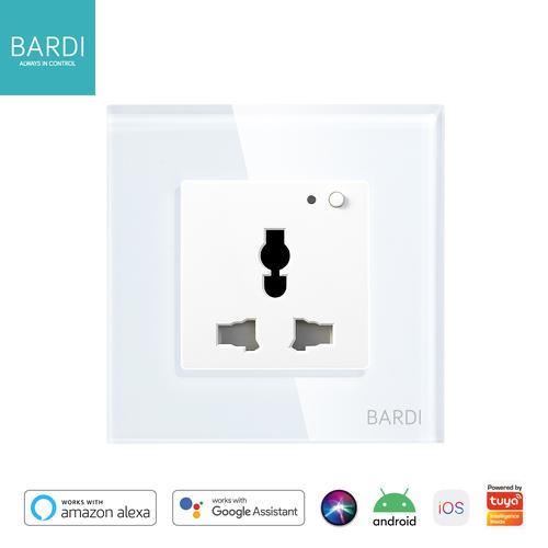 Jual BARDI Smart Wall Socket UNI White 13A - Soket Dinding Universal ...
