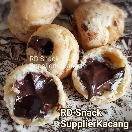 Jual Soes Coklat 250gram - Kue Soes Cokelat Wallens - RD Snack Kiloan ...