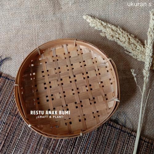 Jual Piring bambu Bulat S | Piring anyaman | Piring Lalapan - Kab ...