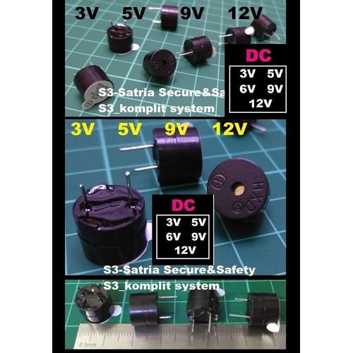 Jual Buzzer 3-12v umum Universal suara Sound panjang tak putus Buzer 3v ...