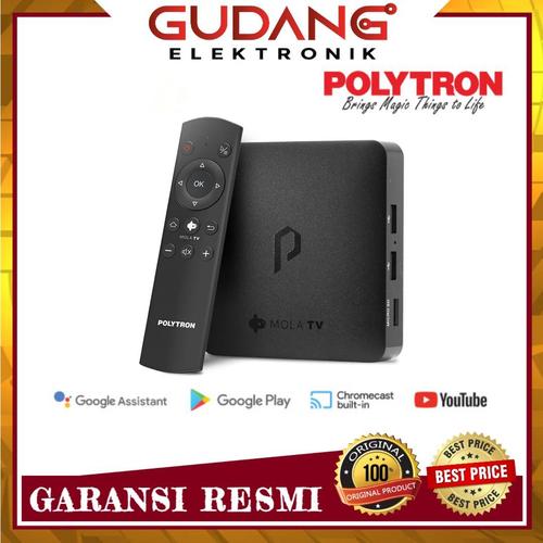 Jual ANDROID TV BOX POLYTRON PDB F2 4K RESOLUTION POWERFULL - Kota ...