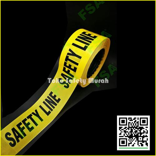 Jual Police Line Barricade Tape SAFETY LINE 3" x 300 meter Garis Proyek ...