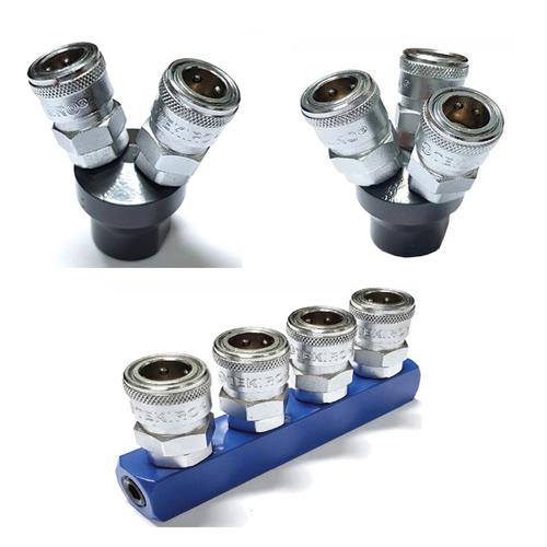 Jual KOPLER ANGIN CABANG TEKIRO / AIR QUICK COUPLER 2 3 4 WAY - CABANG ...