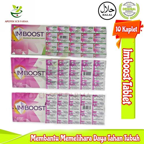 Jual Imboost Tablet - Memelihara daya tahan tubuh dan meredakan batuk ...