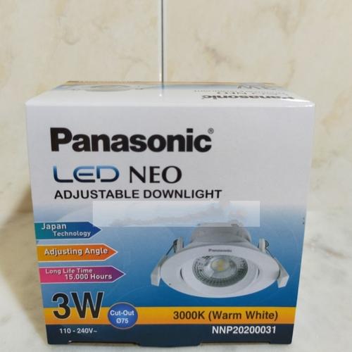 Jual Panasonic Downlight Spotlight Led Adjustable 3W 3 Watt - Jakarta ...