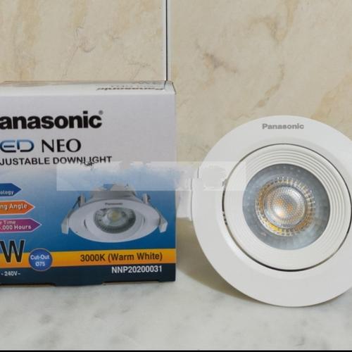 Jual Panasonic Downlight Spotlight Led 3W 3 Watt adjustable - Panasonic ...