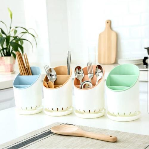 Jual Rak Sendok Kitchen Set and Cutleries - sky blue - Kota Semarang ...