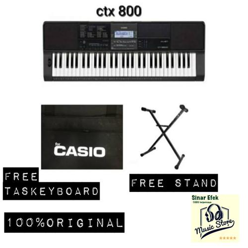 Jual Keyboard Casio CTX-800 + Stand / CT-X800 / CTX800 - Jakarta Barat ...