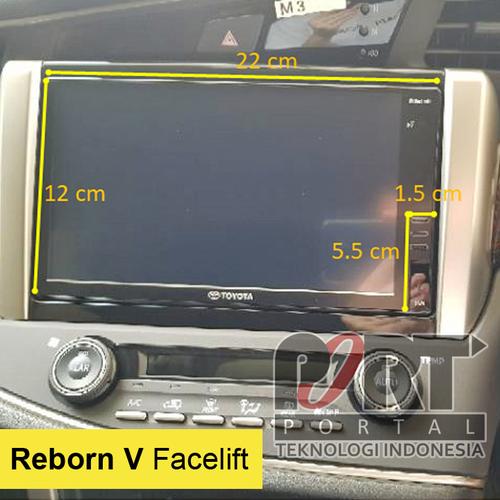 Jual Paket Screen Guard Toyota Innova Reborn Facelift HU + Back LCD ...