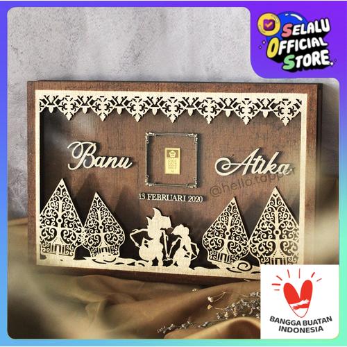 Promo FRAME MAHAR LANDSCAPE 45X30 / FRAME MAHAR PERNIKAHAN Cicil 0% 3x ...