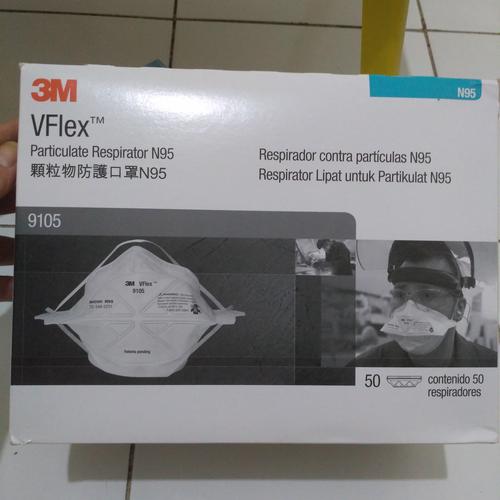 Jual Masker 3M 9105 N95 Vflex Per Box 50 PCS Original - Jakarta Barat ...