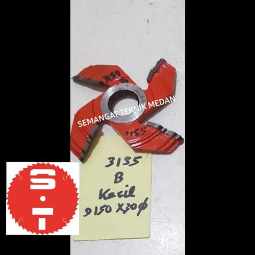 Jual 3155 MATA PISAU PROFIL ROUTER DUDUK BUNGA SPINDLE KAYU 6" 3155 ...