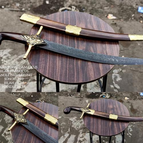 Jual pedang alyubi damaskus miniska - Kab. Sukabumi - Sakhi steel store ...