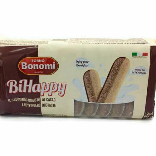 Jual Biskuit Lady finger Forno Bonomi Savoiardi Vaniglia & Cacao 200gr ...