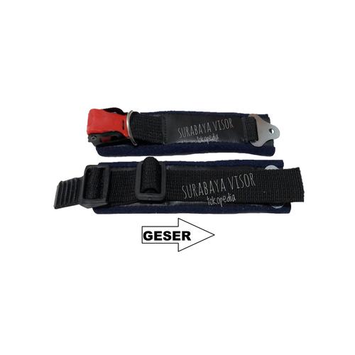 Jual Tali helm gesper plastik model buaya 5 trap untuk aneka helm ...