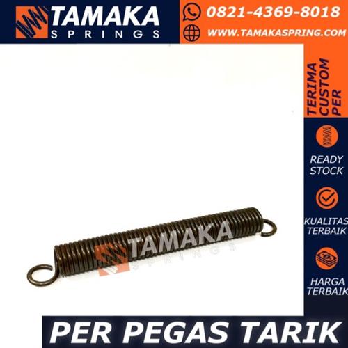 Jual Per Spring Pegas Tarik OD 20mm Kawat 3mm P.Badan 150mm Baja ...
