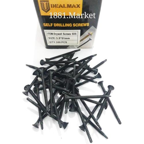 Jual SEKRUP SDS / BAUT GRC DEALMAX 3.5 x 51 MM BAJA HITAM ISI 350 PCS ...